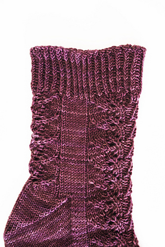 Ravelry: Changing Leaves Socks pattern by Knit-by-Bit Designs