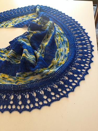 Ravelry: Blue Sky Shawl pattern by Knit-by-Bit Designs