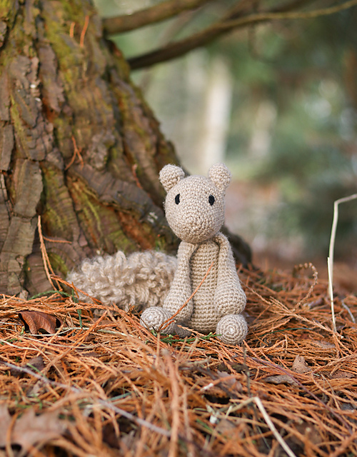 Ravelry: Bradlee the Grey Squirrel pattern by Kerry Lord