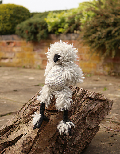 Ravelry: Tricia the Silkie Chicken pattern by Kerry Lord