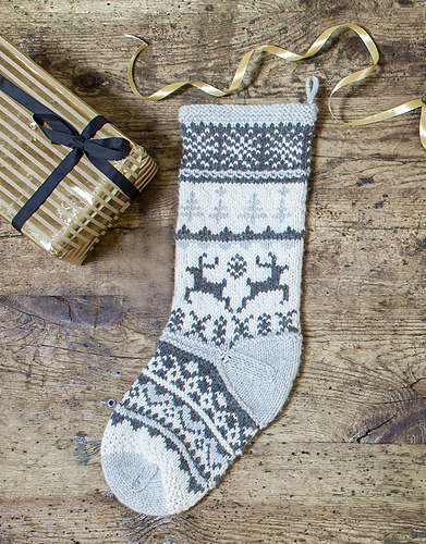 Ravelry: Colourwork Christmas Stocking pattern by TOFT