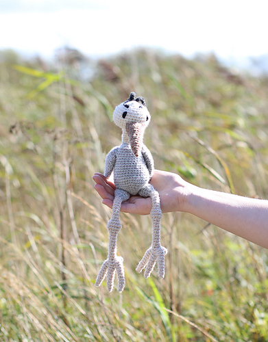 Ravelry: Agnes the Heron pattern by Kerry Lord