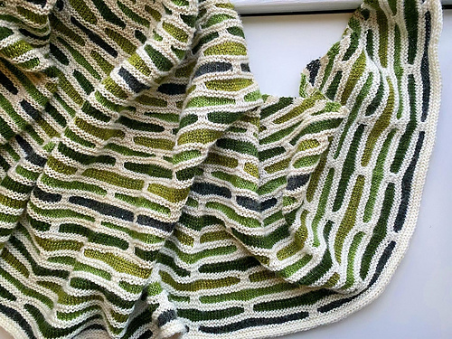 Ravelry: Painting Bricks Shawl pattern by Stephen West