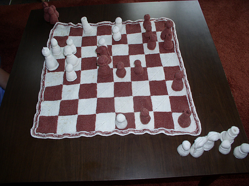 Ravelry: Checkmate Chess Board pattern by Anna Connors
