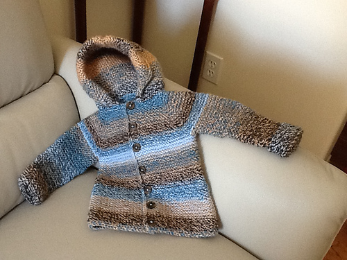 Ravelry: Babbity Chunky Hooded Jacket pattern by marianna mel