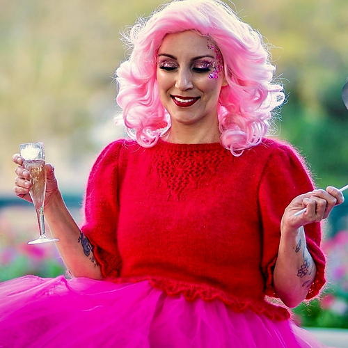 Ravelry: Sugarplum Crop pattern by Jamie Hoffman