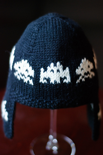 Ravelry: Baby Space Invader Hat pattern by Tracy Rolling