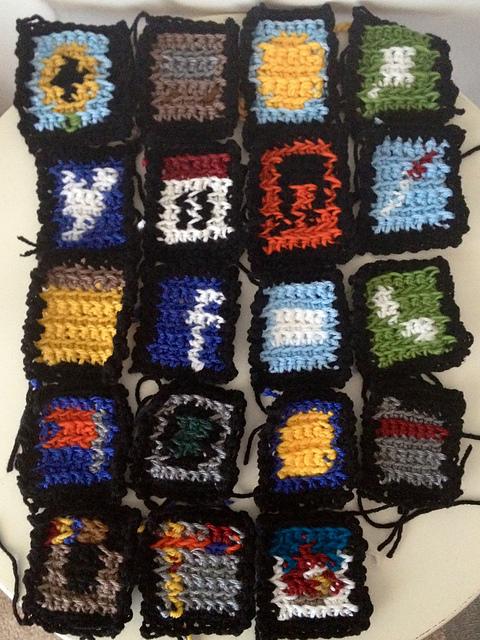 Ravelry: KnitsForLife's Pay Phone Yarn Bomb