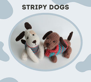 Ravelry: Stripy Dogs pattern by Sachiyo Ishii