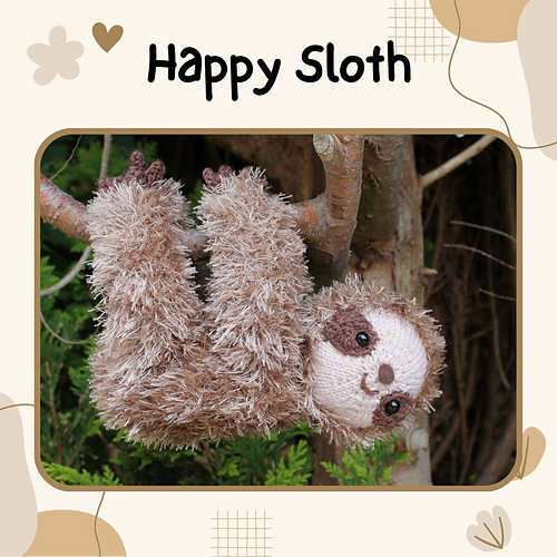 Ravelry: Happy Sloth pattern by Sachiyo Ishii