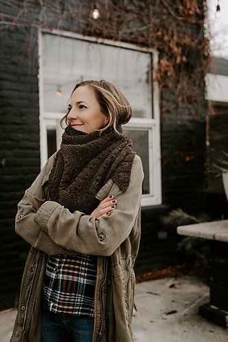 Ravelry: Making Comfort Shawl pattern by Jill Zielinski