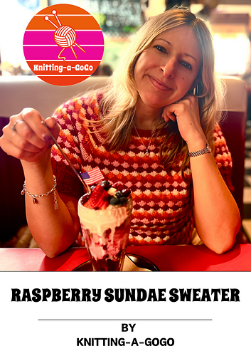 Ravelry: Raspberry Sundae Sweater pattern by Knitting-a-GoGo