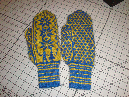 Ravelry: Vintage Norwegian Mittens pattern by Lalla Frolich Miller