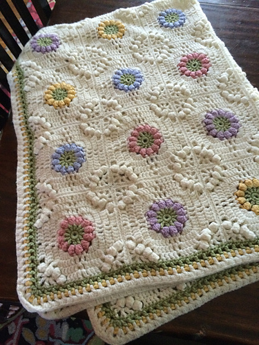 Ravelry: Floral Bouquet Afghan pattern by Joyce Nordstrom