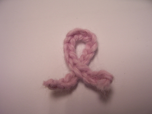 Ravelry: Pink Ribbon Pin pattern by Nadine Borovicka