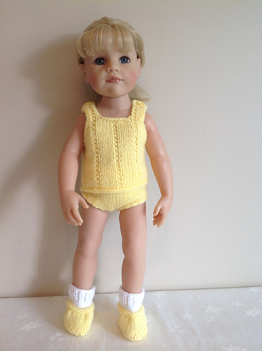 Ravelry: Dolls clothes to fit 18" doll. pattern by Knitting Nanny Mo