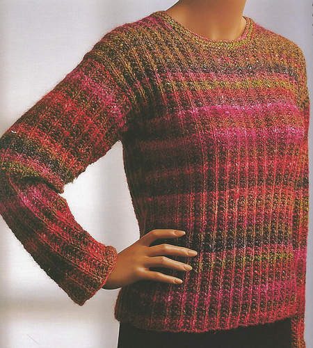 Ravelry: Moss Rib Stitch Pullover pattern by Doreen L. Marquart