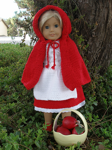 Ravelry: American Girl 18" Doll "Little Red Riding Hood" pattern by Ase ...