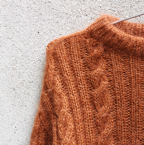 Ravelry: Ribbed Cable Sweater pattern by Pernille Larsen