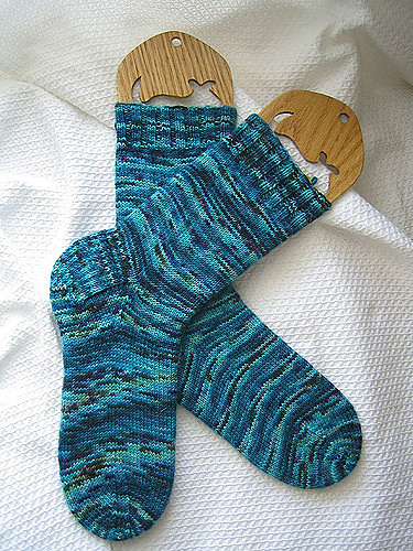 Ravelry: Plain Vanilla Socks pattern by K McKiernan