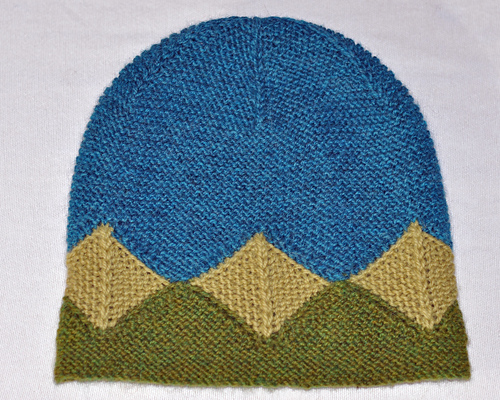 Ravelry: Garter Geometry Hat pattern by Knitwise Design