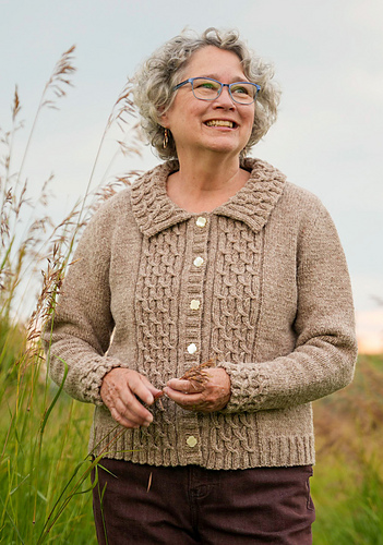 Ravelry: Cable Collar Cardigan pattern by Knitwise Design