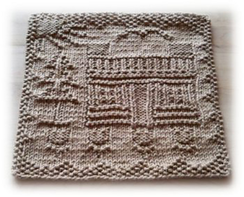 Ravelry: Log Cabin Cloth pattern by Alli Barrett