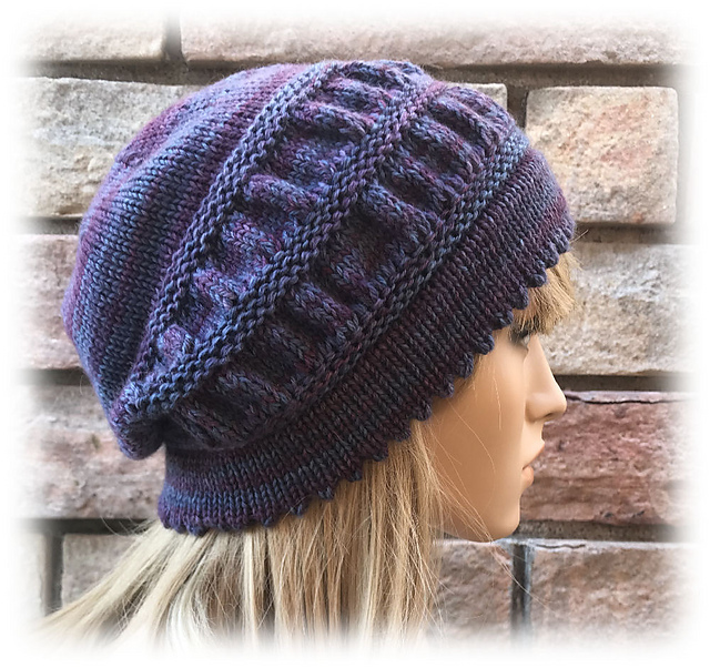 Ravelry: Ruched Hat pattern by Knitwits Heaven