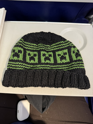 Ravelry: Minecraft Beanie pattern by Jana Worrall
