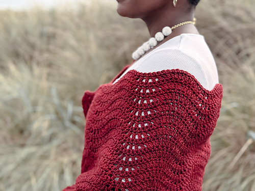 Ravelry: Winter Waves Wrap pattern by Brittany Garber | KnotBadBritt