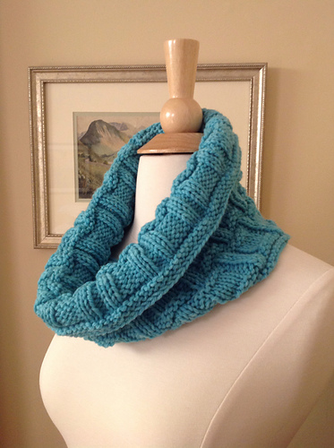 Ravelry: Reversible Squares Cowl pattern by Grey Stones Knits