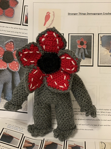 Ravelry: Stranger Things Demogorgon pattern by Andrea Leek