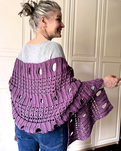 Ravelry: Circles of Solace Wrap Shawl pattern by Sonja Hood