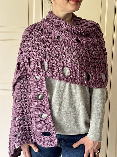 Ravelry: Circles of Solace Wrap Shawl pattern by Sonja Hood