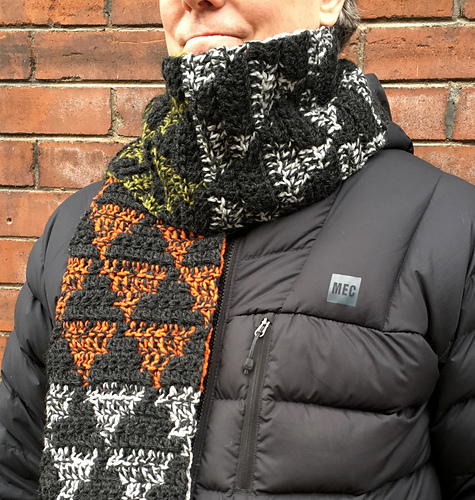 Ravelry: Manly-Man Scarf pattern by Sonja Hood