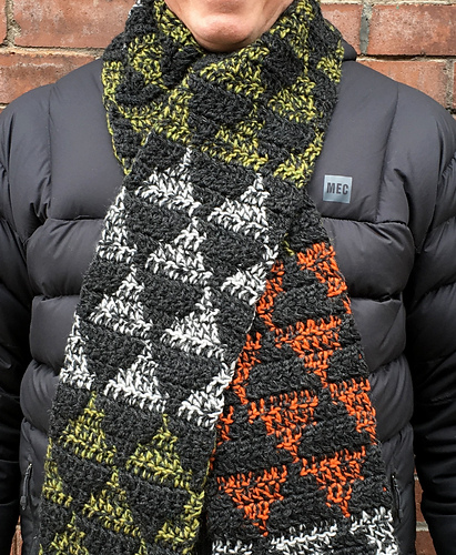 Ravelry: Manly-Man Scarf pattern by Sonja Hood