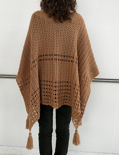Ravelry: Sew Easy Two-Rectangle Poncho pattern by Sonja Hood