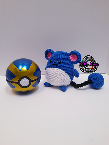 Ravelry: The Knotty Marill Pokemon pattern by Maira Terry