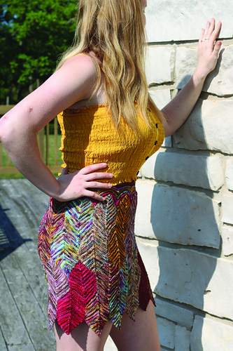 Ravelry: Leaf Motif Skirt pattern by Kathy Merrick and Selma Kaplan