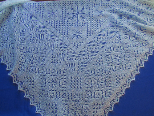 Ravelry: White Snow triangle pattern by Svetlаnа Loginovа