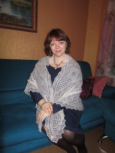 Ravelry: White Snow triangle pattern by Svetlаnа Loginovа