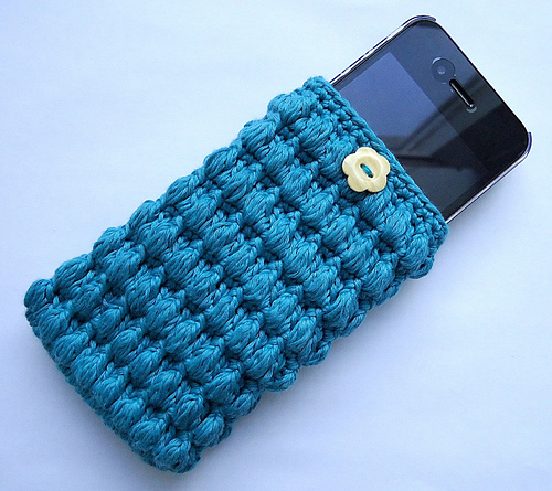 Ravelry: Puffy Cell phone Cozy pattern by Kool Stitch