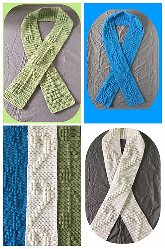 Ravelry: Bass Clef Scarf pattern by Kris Hill