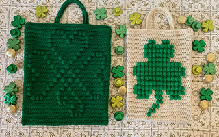 Ravelry: Shamrock Tote Bags pattern by Kris Hill