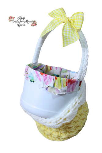 Ravelry: Half Star Stitch Easter Basket pattern by Kris Moore