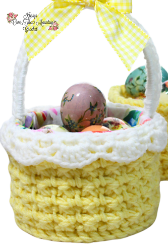 Ravelry: Half Star Stitch Easter Basket pattern by Kris Moore