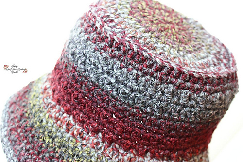 Ravelry: Bonfire Bucket Hat pattern by Kris Moore