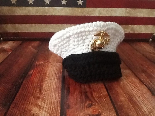 Ravelry: Officer Hat pattern by Kristi Simpson