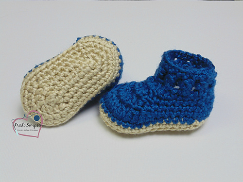 Ravelry: Adorable DIY Baby Booties pattern by Kristi Simpson
