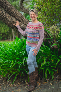 Ravelry: KristiMil's Delta Dawn (freestyle knit)